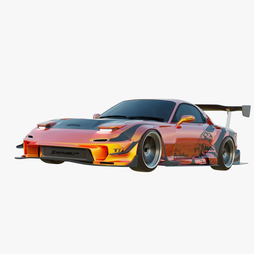 TIGERX7T -RX7 CONCEPT KIT 3D Model - TurboSquid 1845581