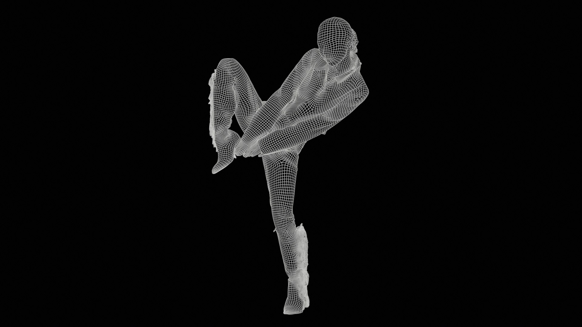 Asian Woman Wearing Red Boots 014 Remastered 3D Model - TurboSquid 2365145