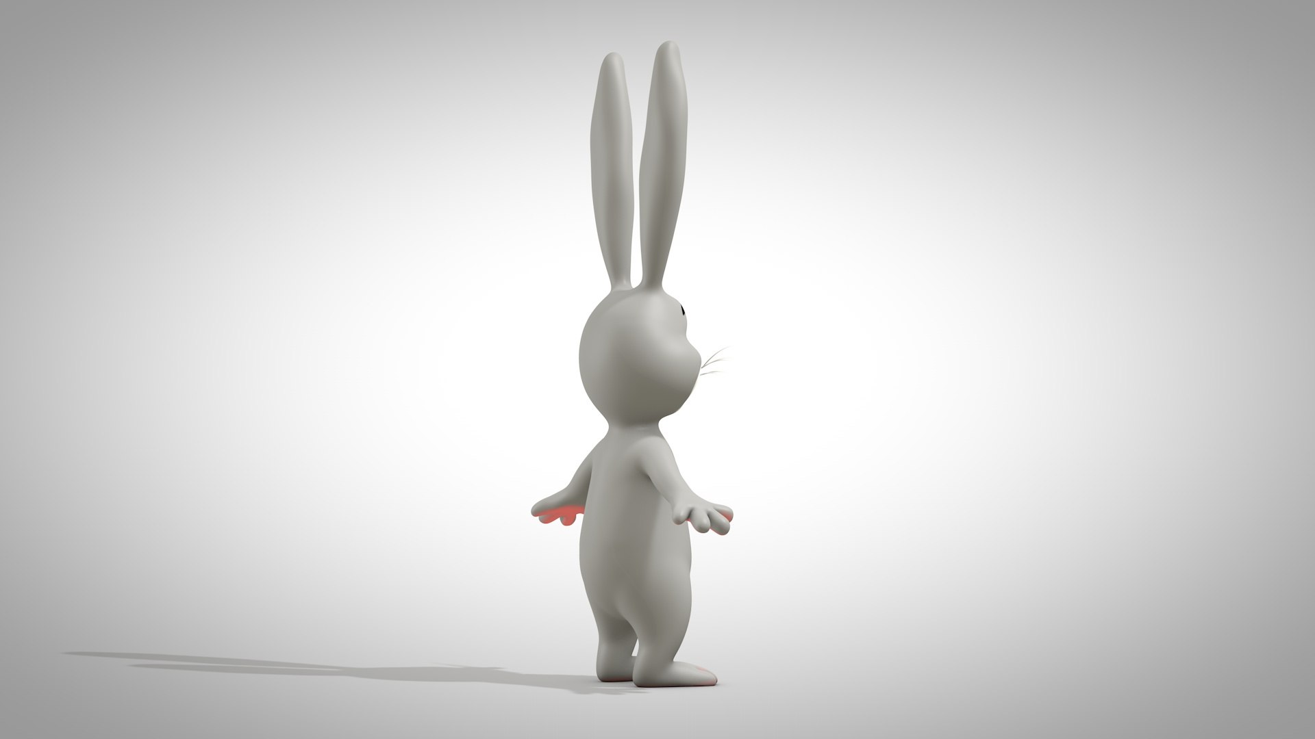Cartoon Rabbit 3D - TurboSquid 2161611