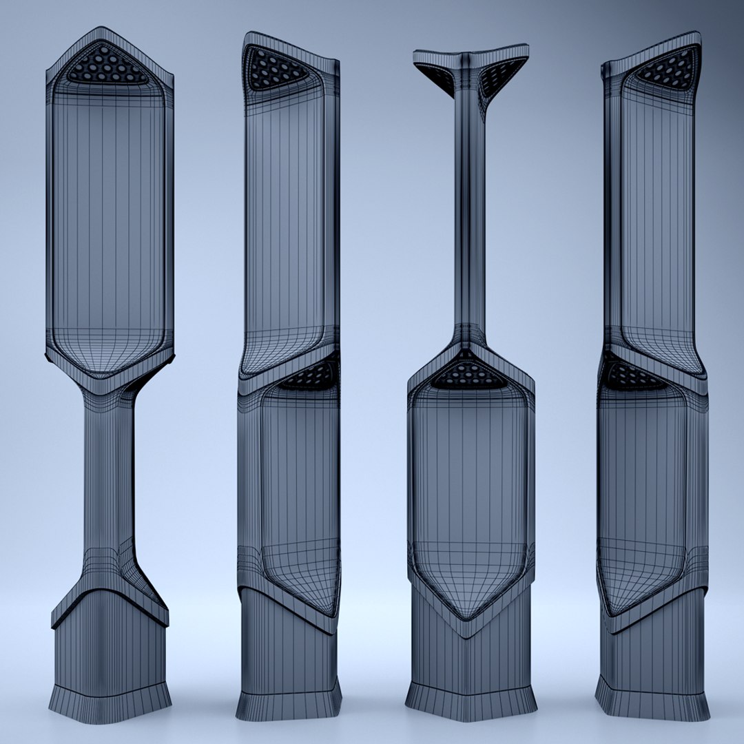 Sci-fi Information Board Model - TurboSquid 1234177