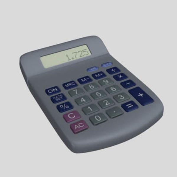 Calculator 3D Models for Download | TurboSquid