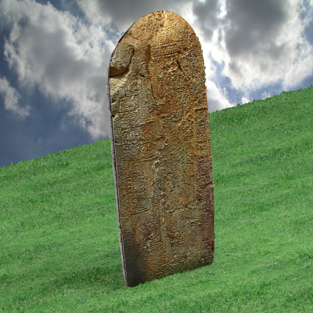 3d Model Aztec Stone 3
