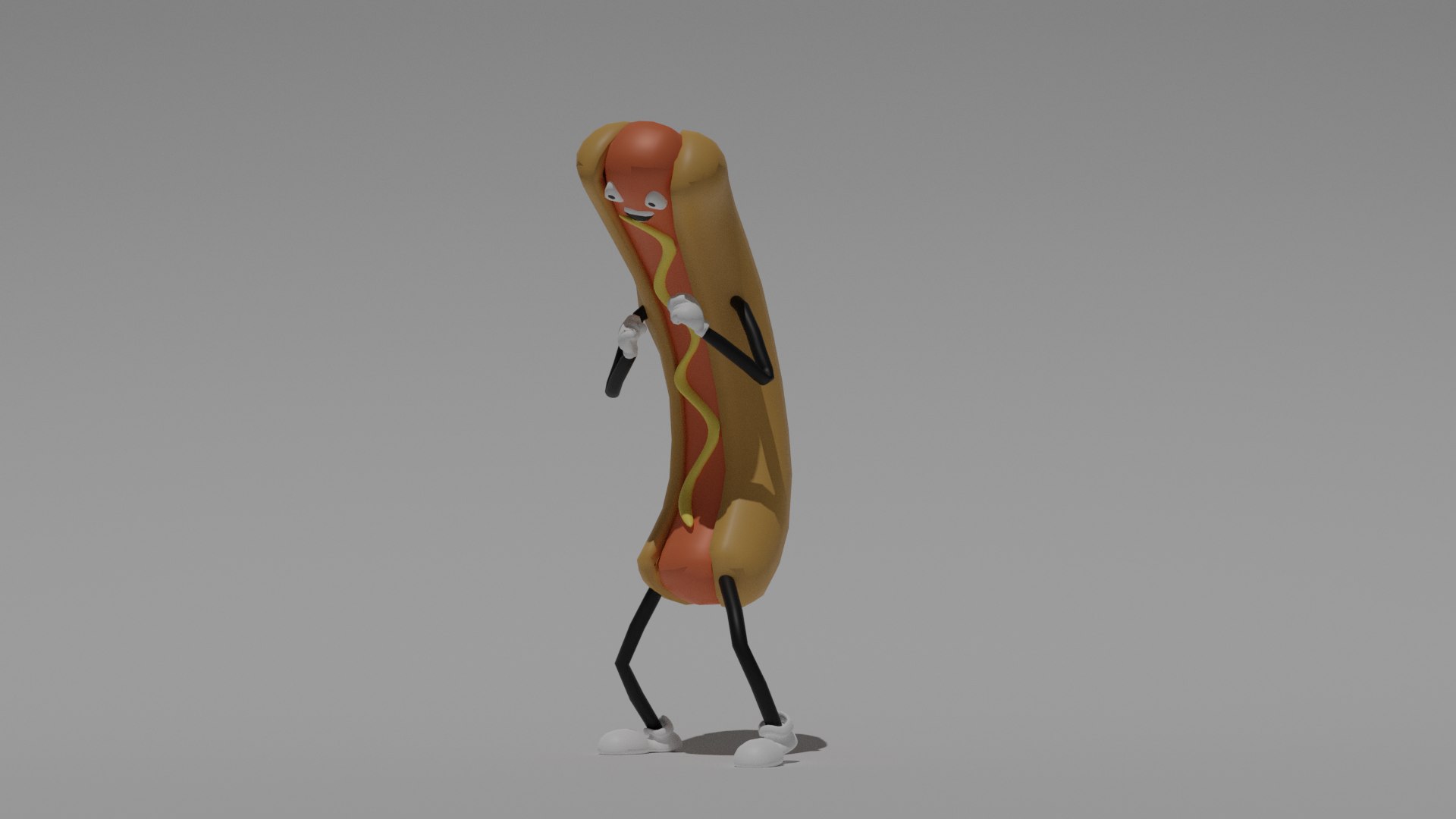 Hot dog character animation model - TurboSquid 1569019