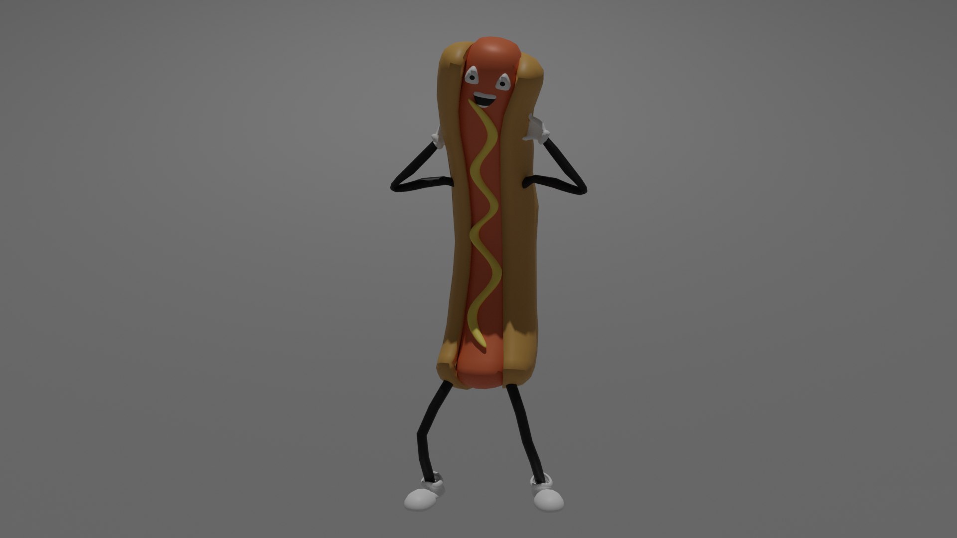 Hot dog character animation model - TurboSquid 1569019