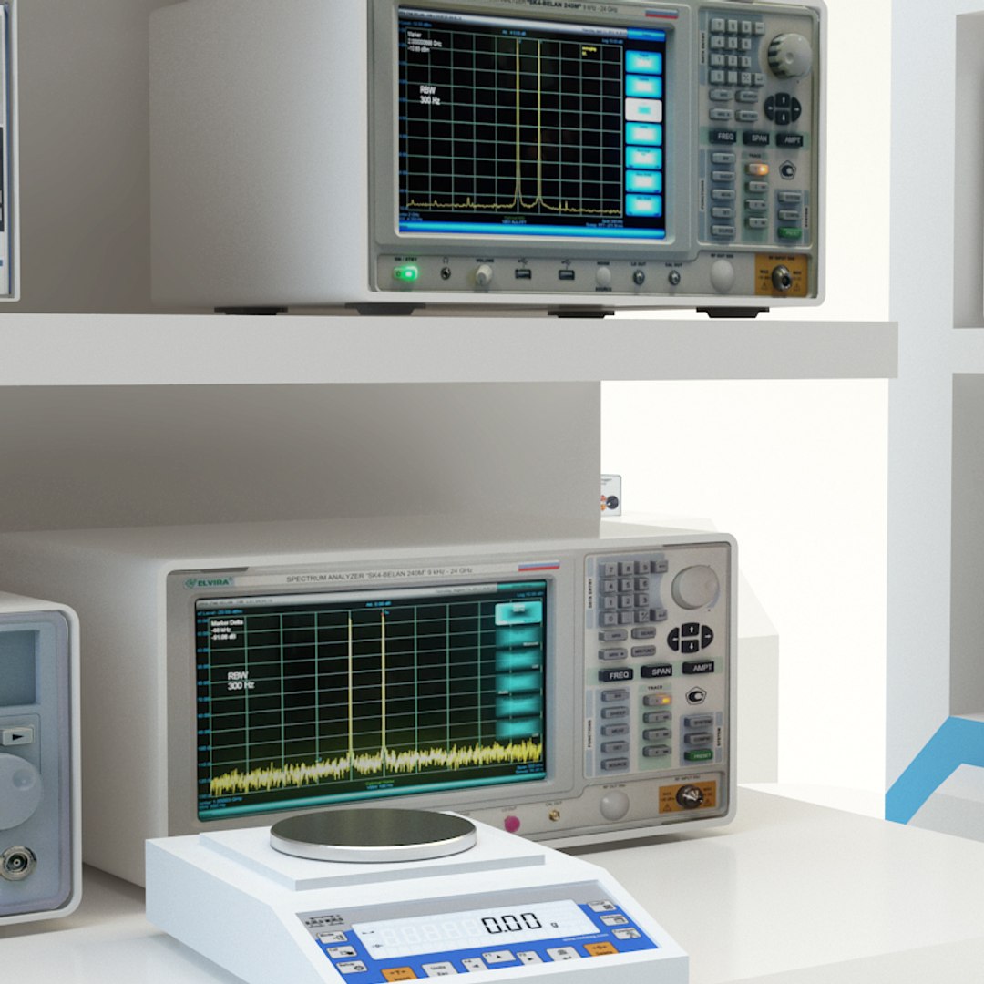 Lab Equipment 3d Model