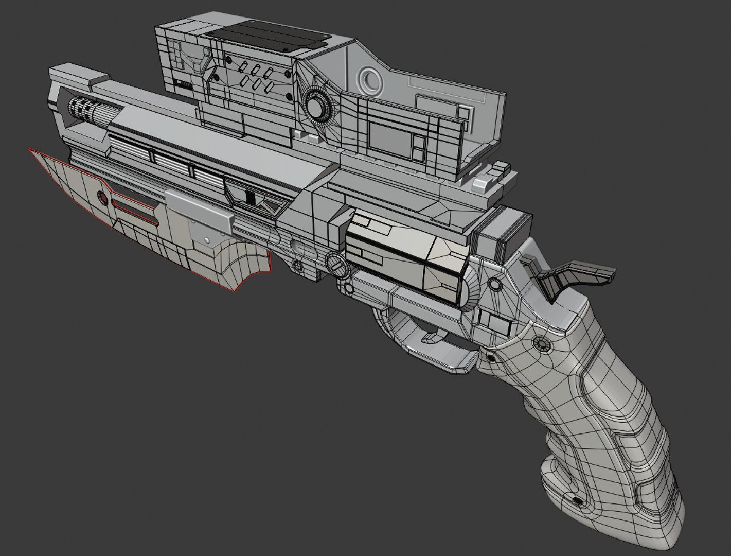 Sci-fi weapon 3D model - TurboSquid 1497499