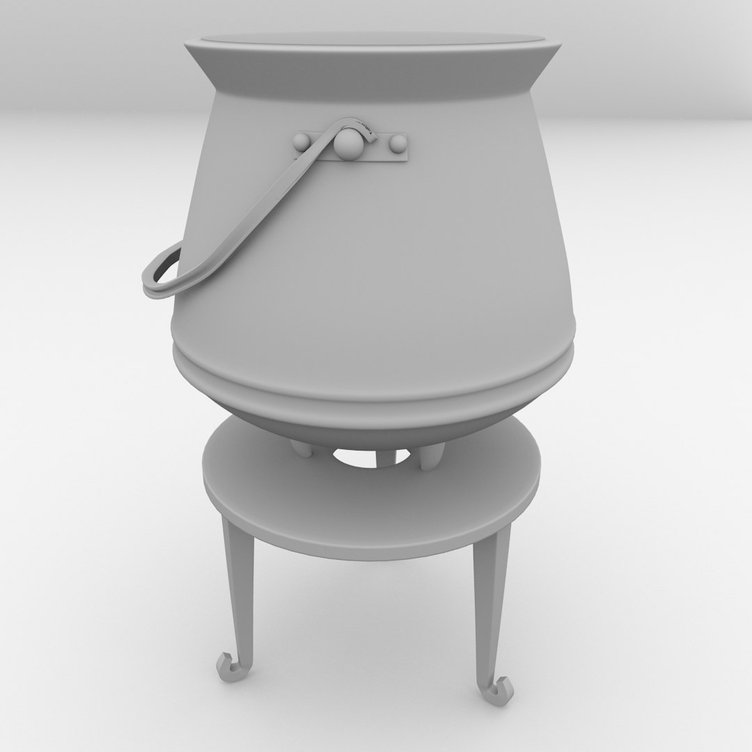 3d cauldron model