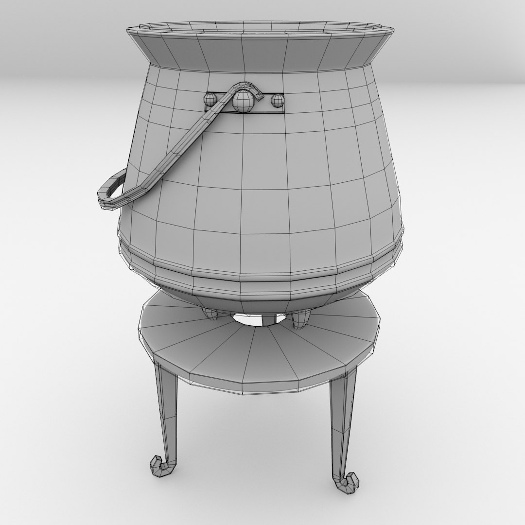 3d cauldron model