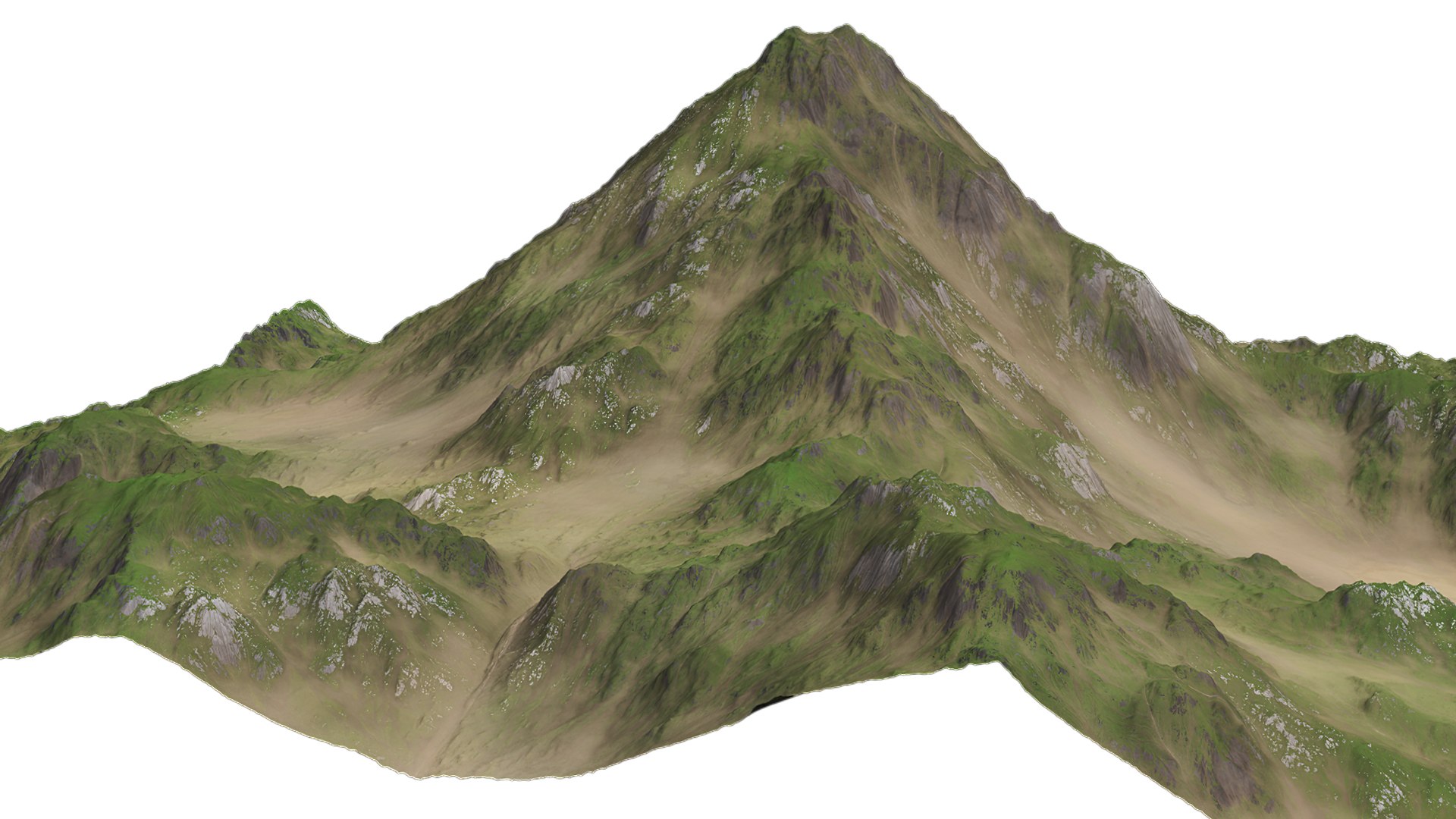 3D Model Mountain - TurboSquid 1881703