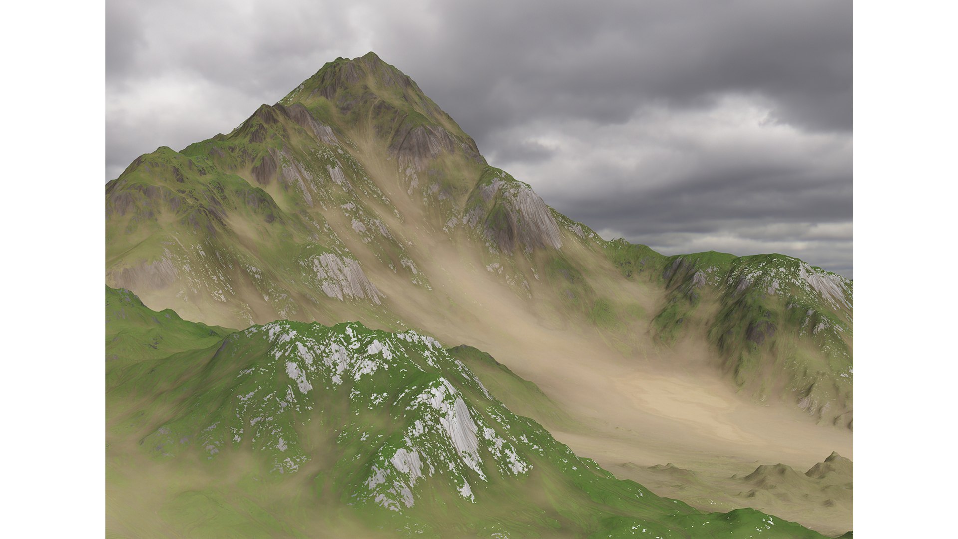 3D Model Mountain - TurboSquid 1881703