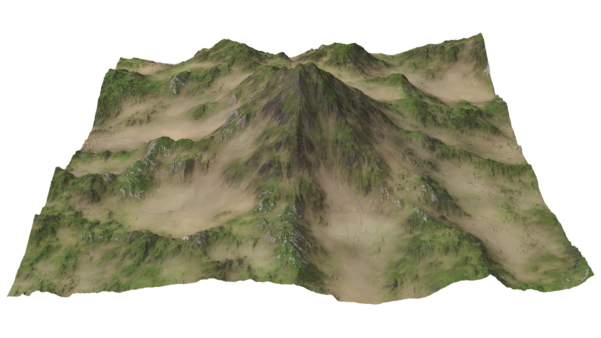 3D Model Mountain - TurboSquid 1881703