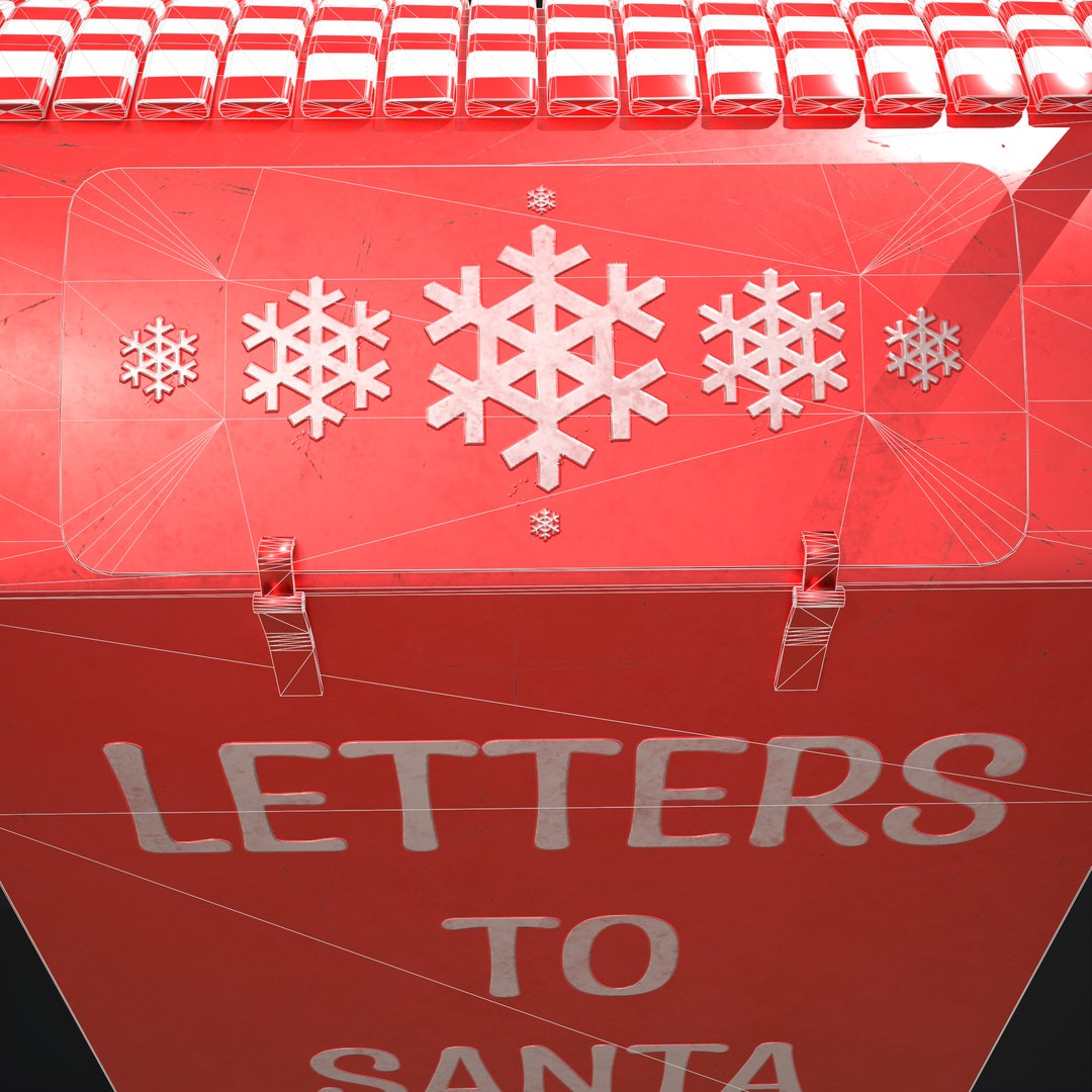 Festive Holiday Drop Box 3D - TurboSquid 1818165