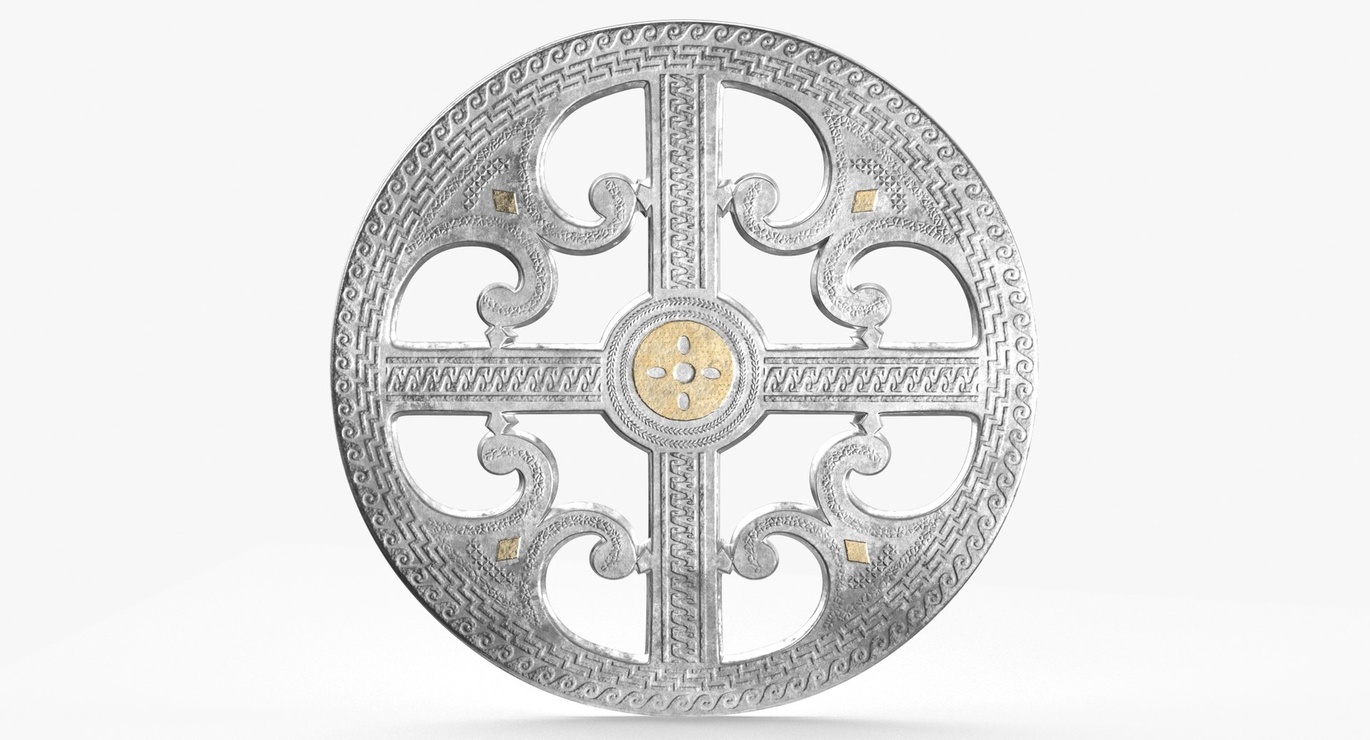 3D Roman Silver Phalera Model - TurboSquid 2187788