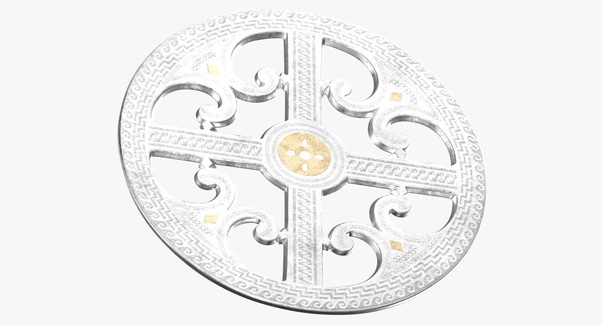 3D Roman Silver Phalera Model - TurboSquid 2187788