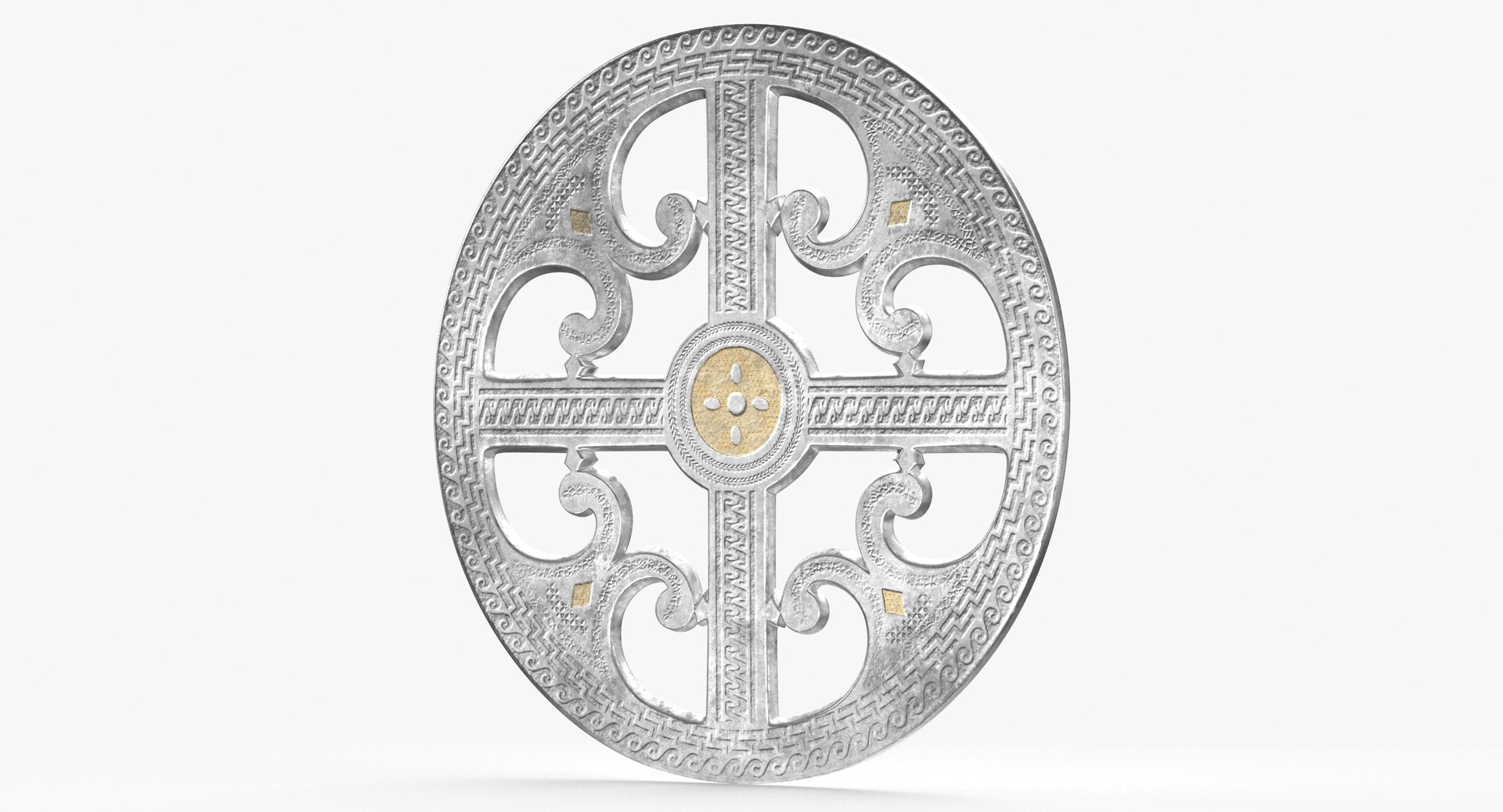 3D Roman Silver Phalera Model - TurboSquid 2187788