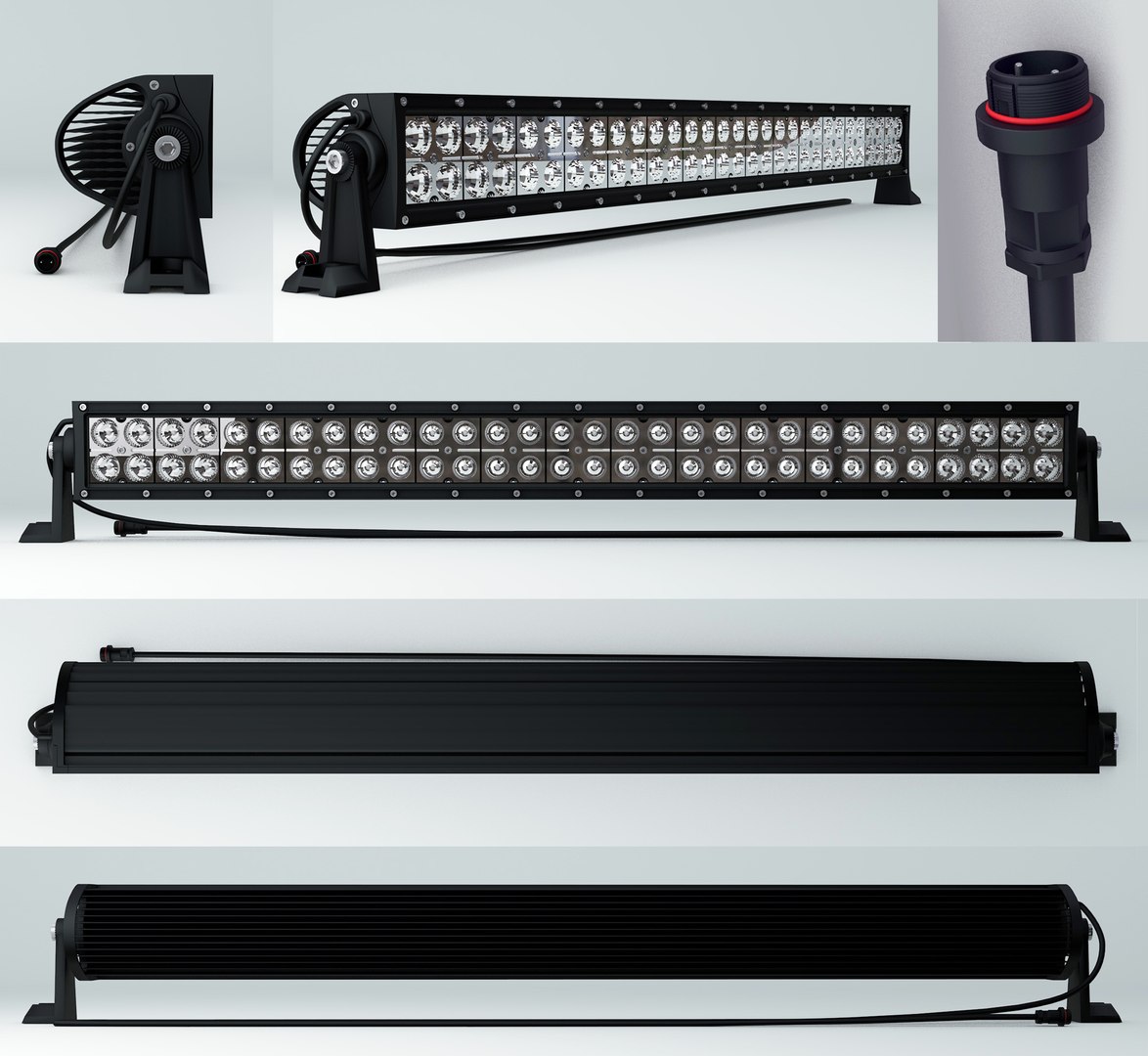 Led Light Bar 3ds