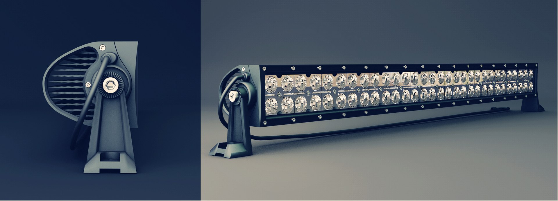 Led Light Bar 3ds