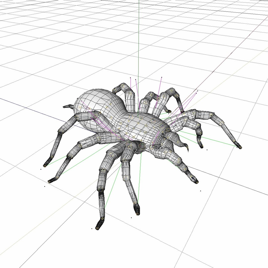 3D Walking Spider Version 1 - TurboSquid 1196640