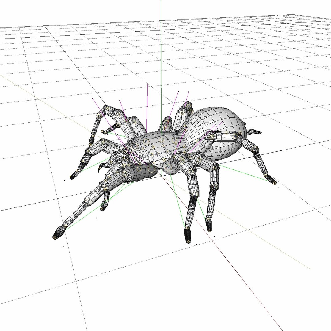 3D Walking Spider Version 1 - TurboSquid 1196640