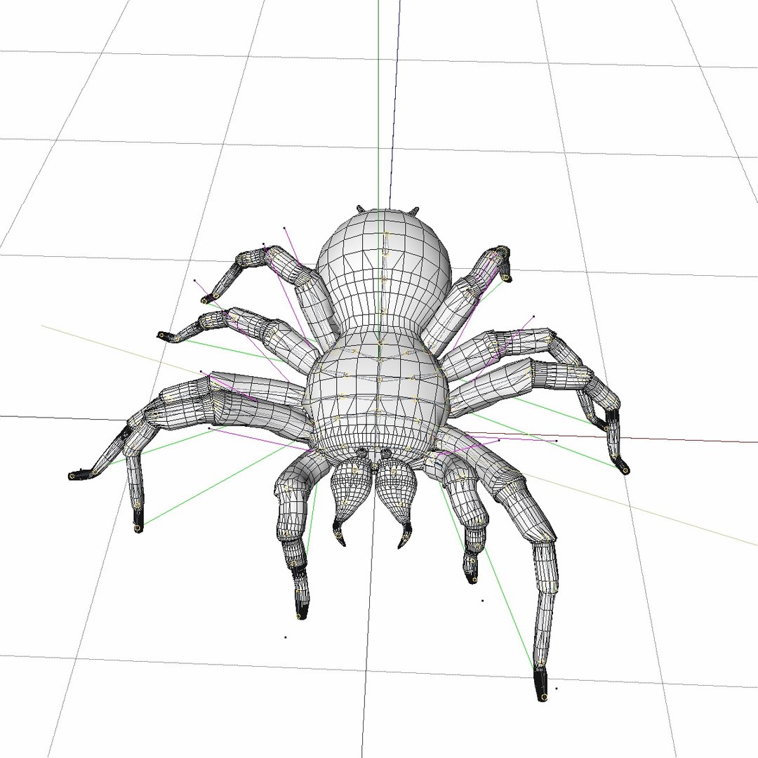 3D Walking Spider Version 1 - TurboSquid 1196640