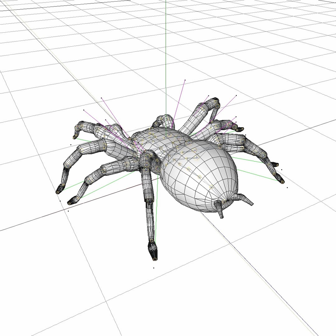 3D Walking Spider Version 1 - TurboSquid 1196640