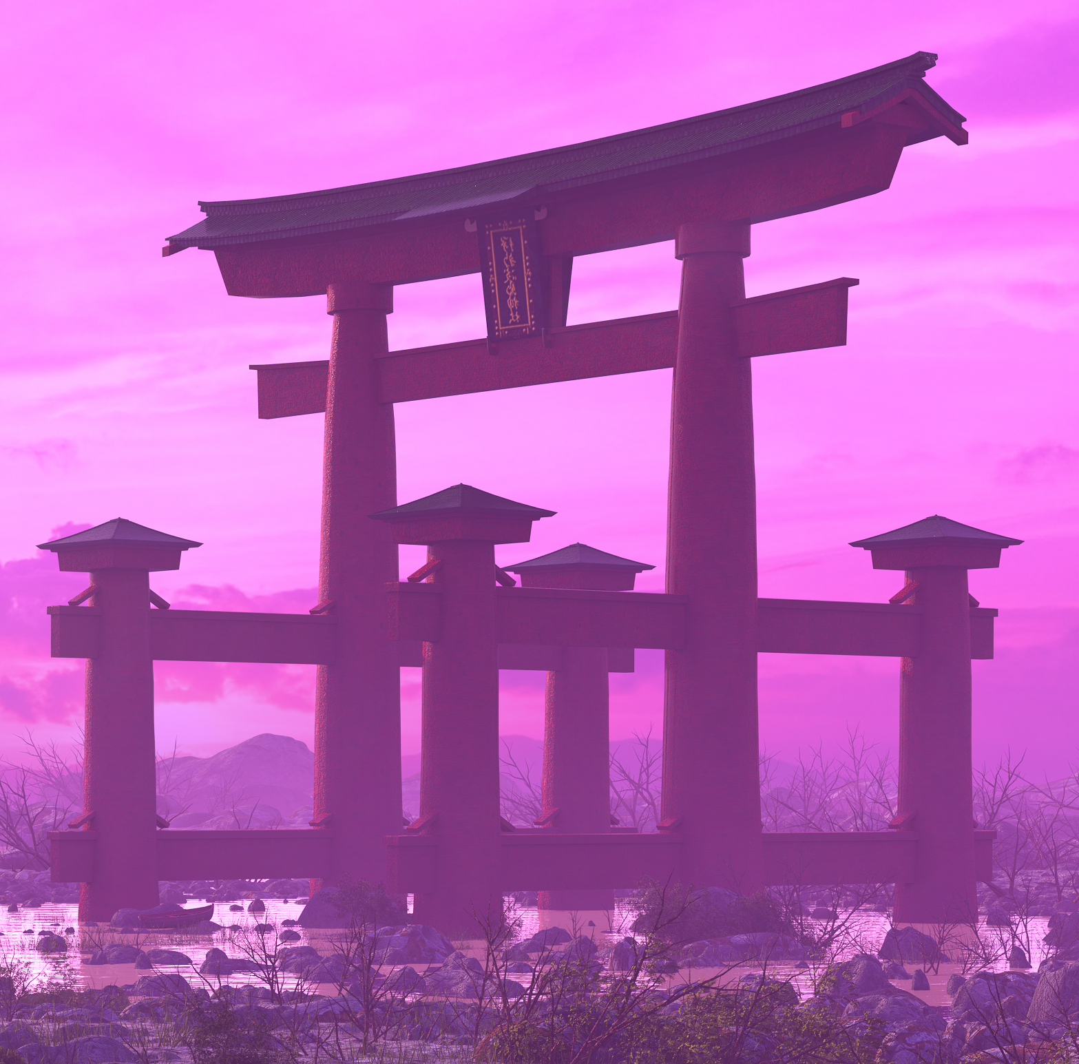 3D model torii tori japan - TurboSquid 1703522