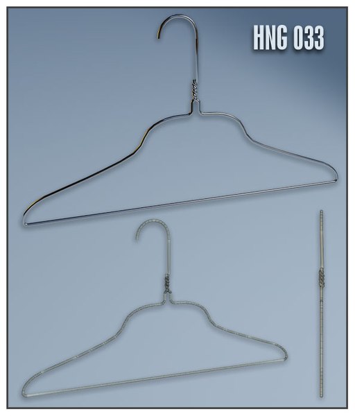 3d clothes hanger model