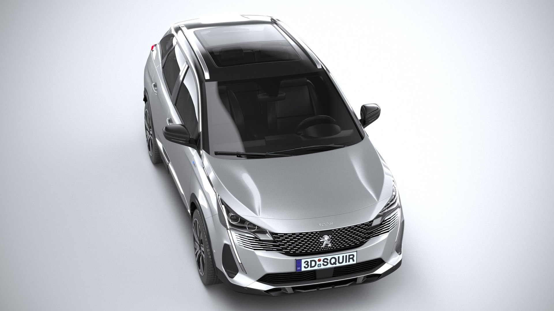 3D peugeot 3008 2021 model - TurboSquid 1621311