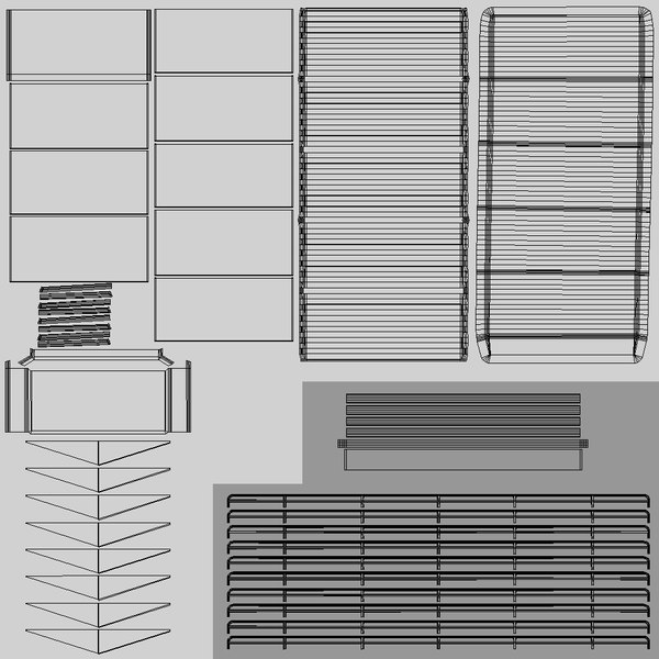 modelo 3d Estantes de supermercado de cereales - TurboSquid 1677652