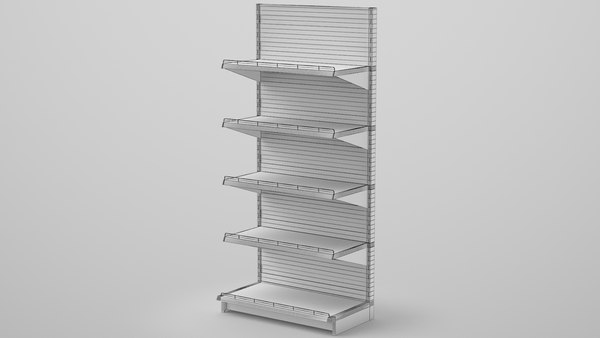 modelo 3d Estantes de supermercado de cereales - TurboSquid 1677652