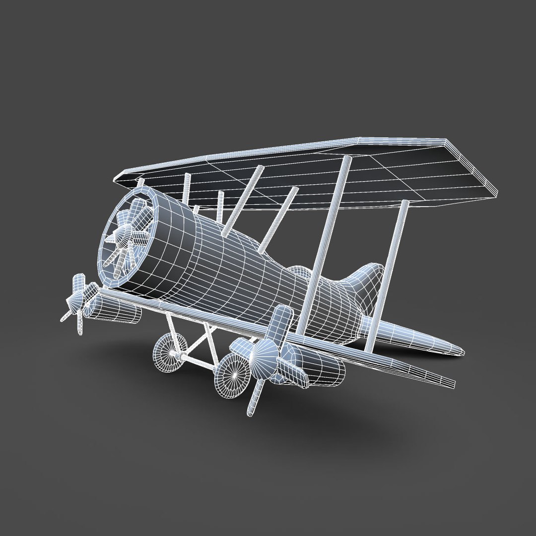 Toy Plane Obj