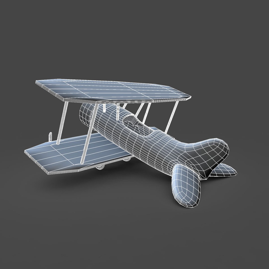 Toy Plane Obj