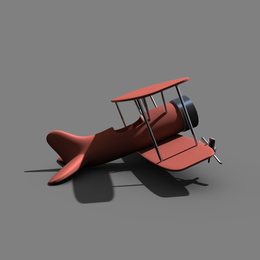 Toy Plane Obj