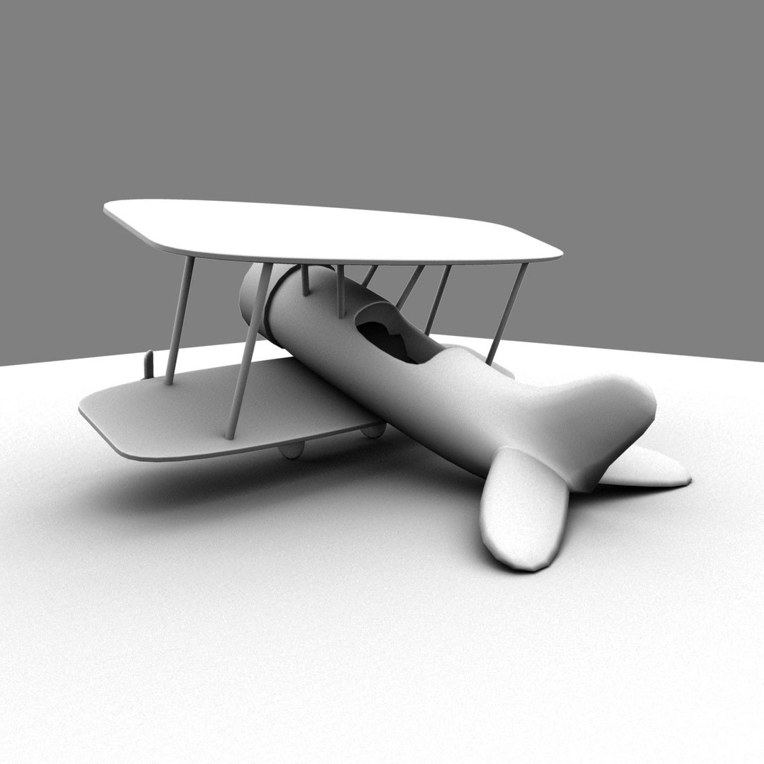 Toy Plane Obj