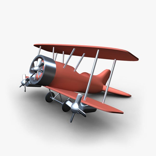 toy plane obj