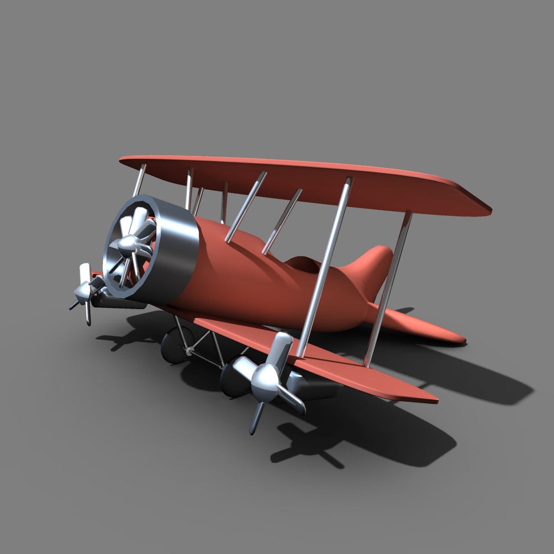 Toy Plane Obj