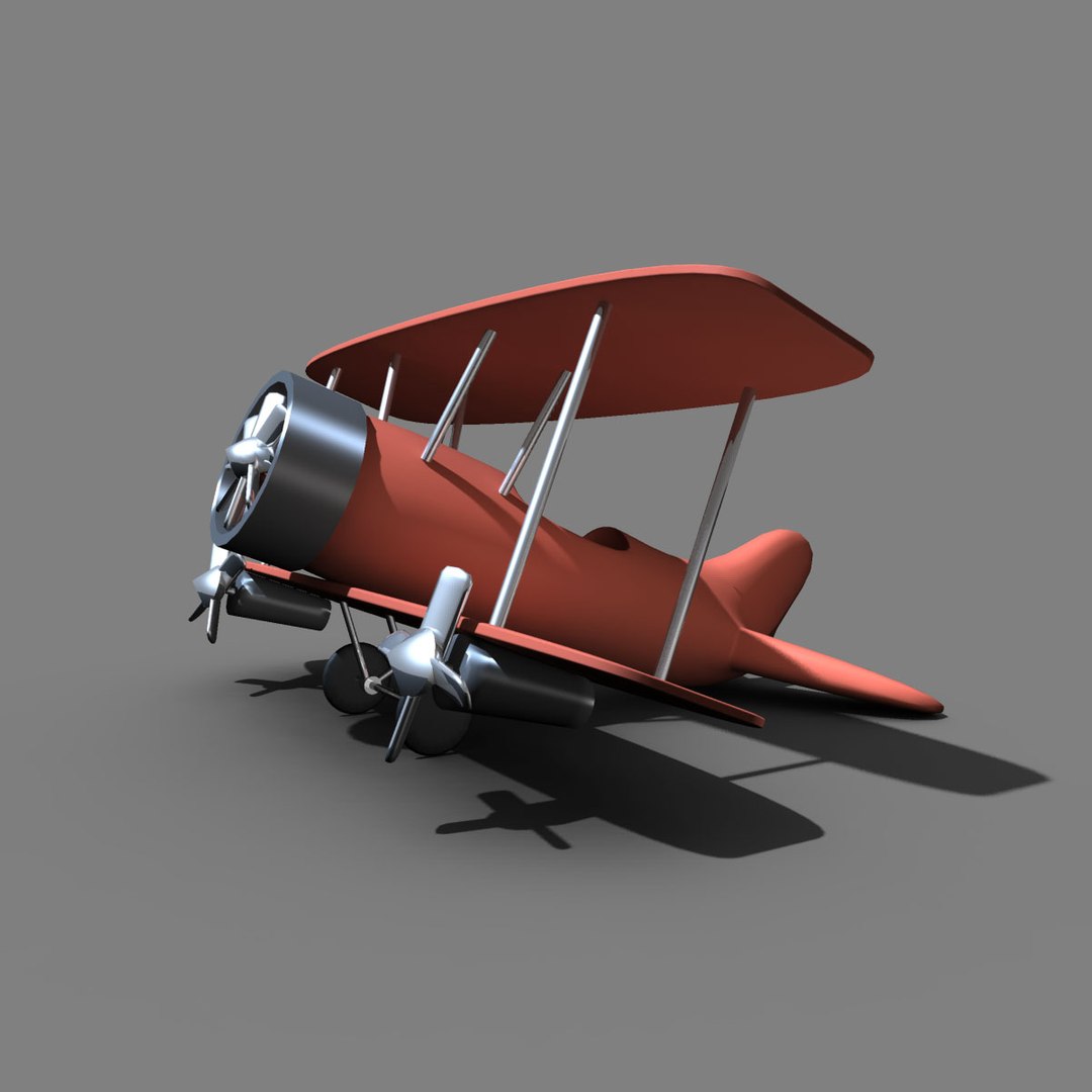 Toy Plane Obj