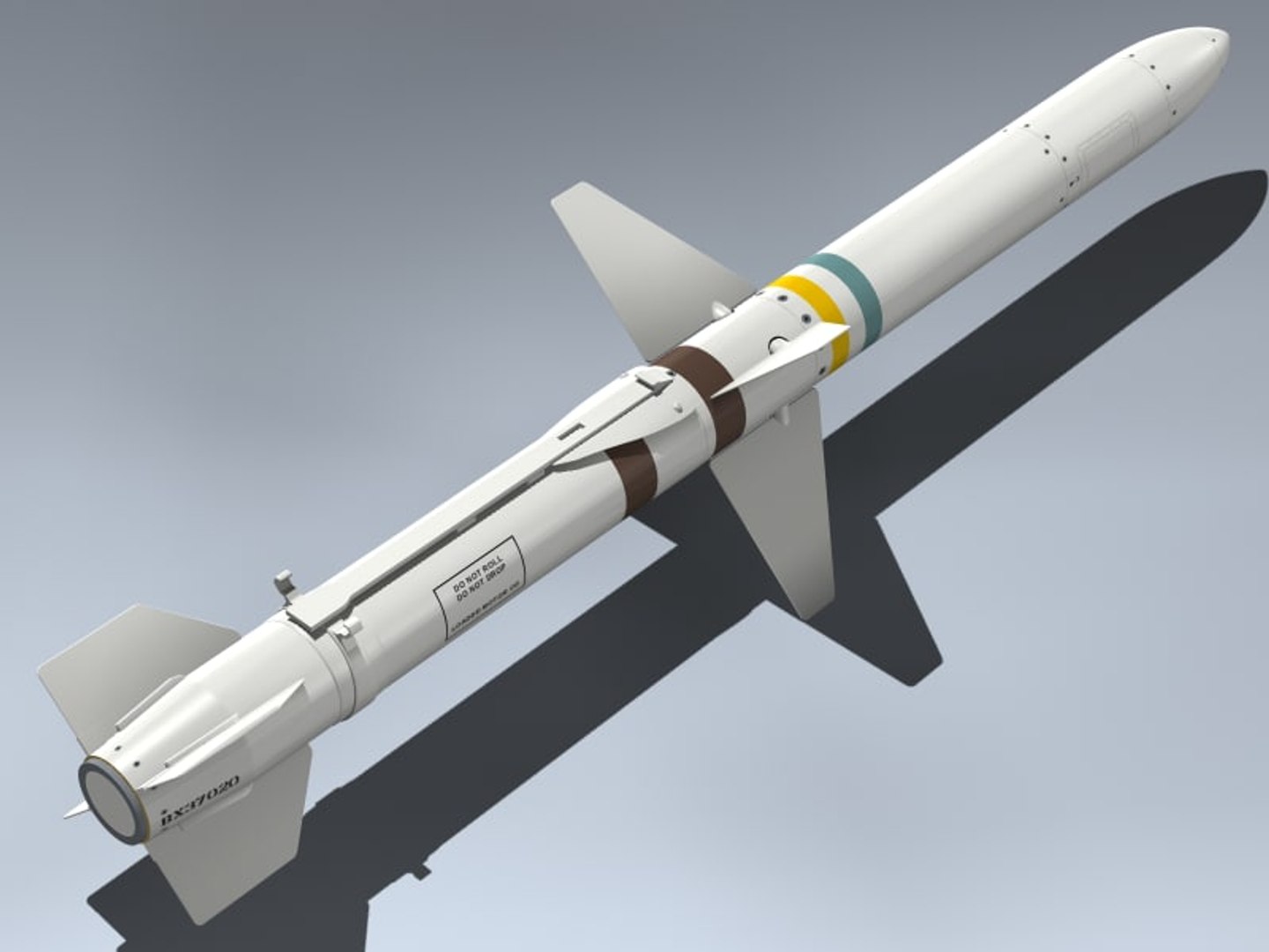 Agm-45 Shrike 3d Max