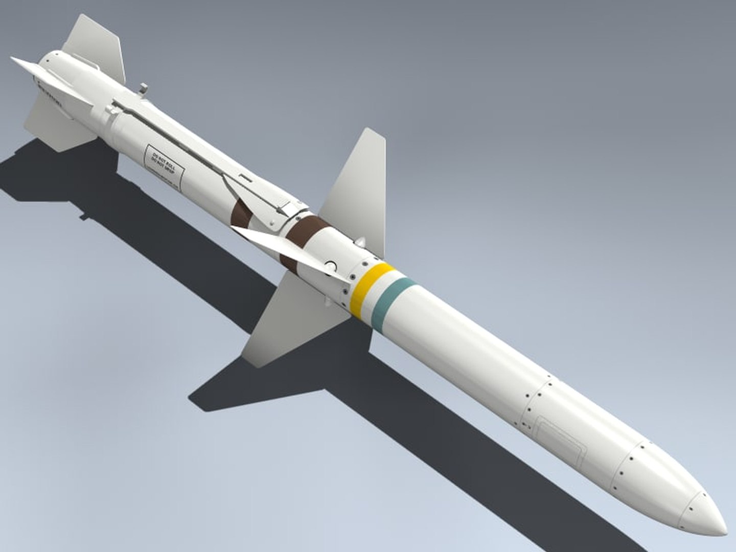 Agm-45 Shrike 3d Max