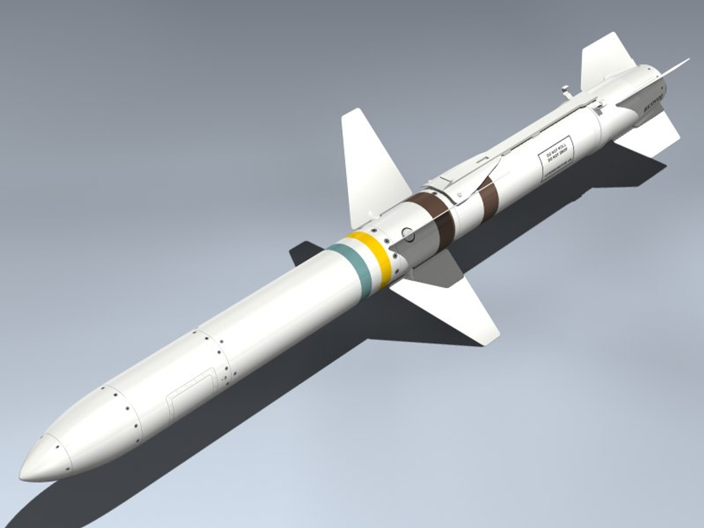 Agm-45 Shrike 3d Max