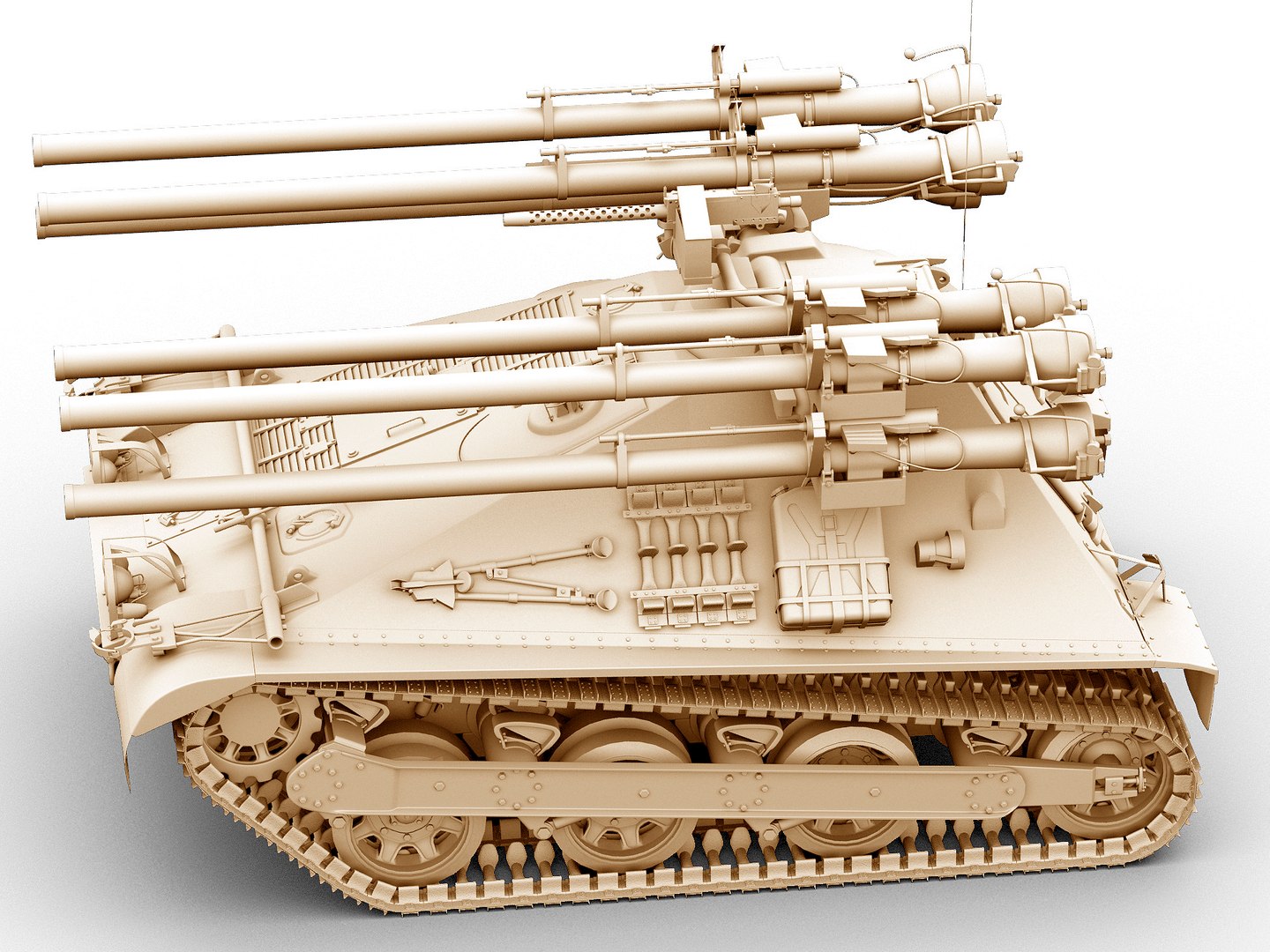 3D Model M50 Ontos - TurboSquid 2143445
