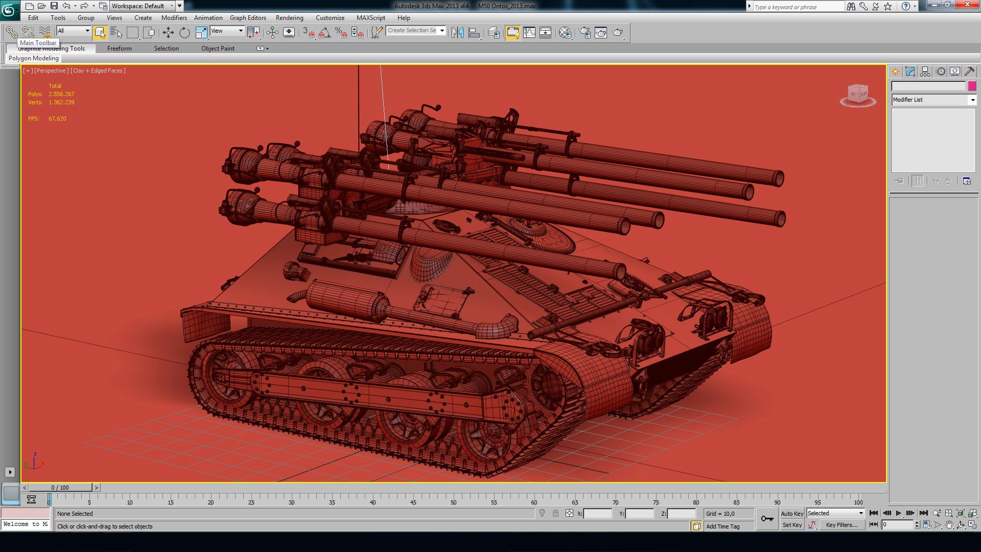 3D Model M50 Ontos - TurboSquid 2143445