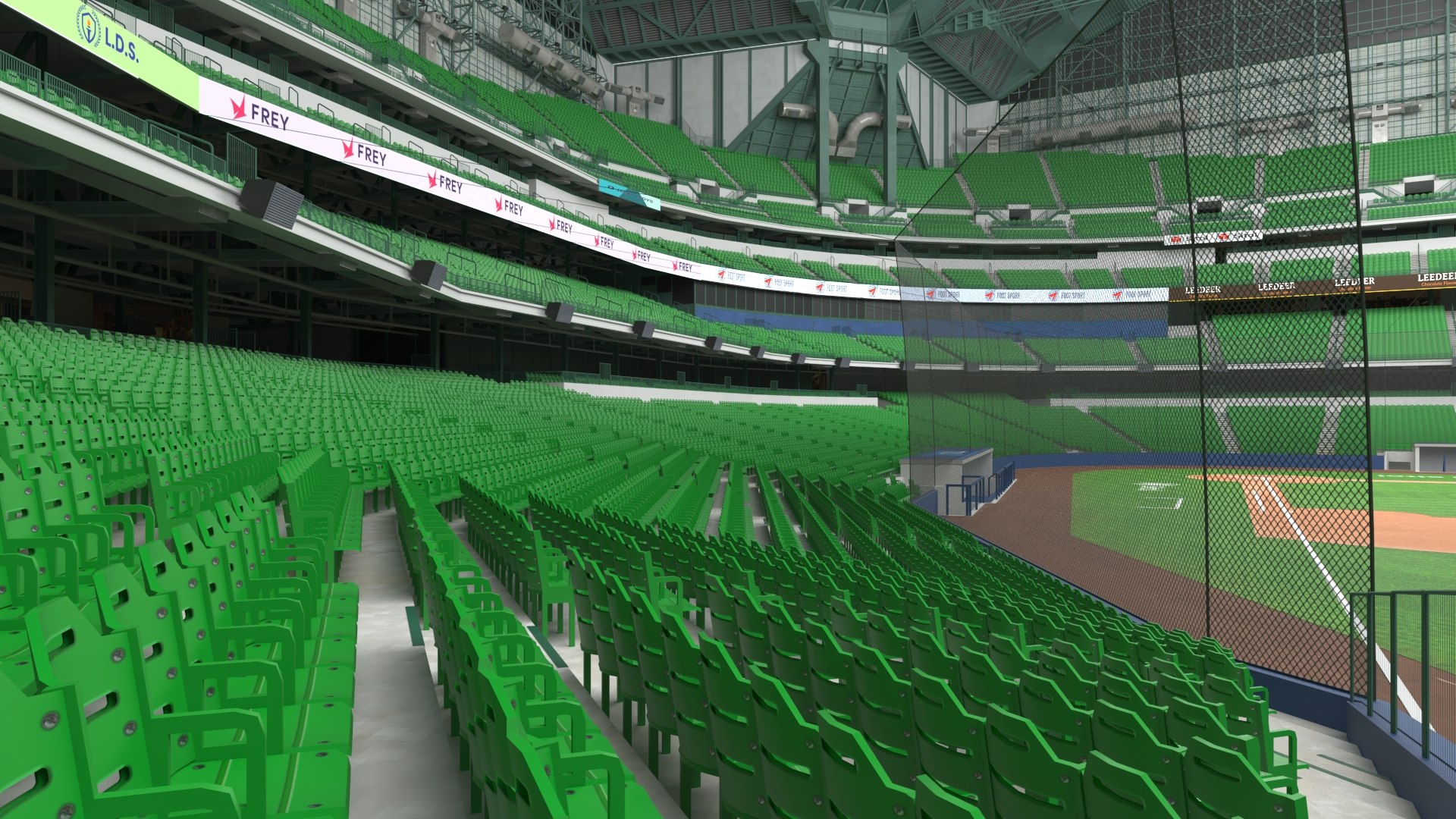 3D Retractable Roof Stadium - TurboSquid 2310000