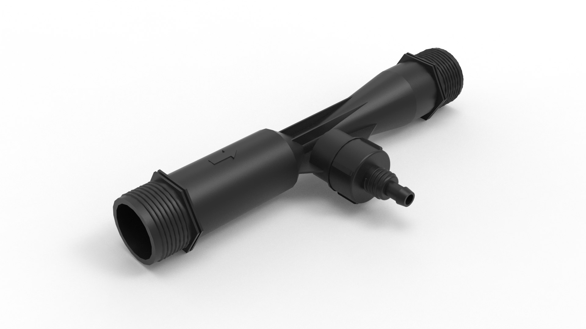 Free 3D Model Venturi - Water Tee - TurboSquid 2198799