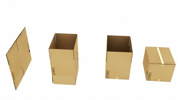 3D packing cardboard animate - TurboSquid 1539575