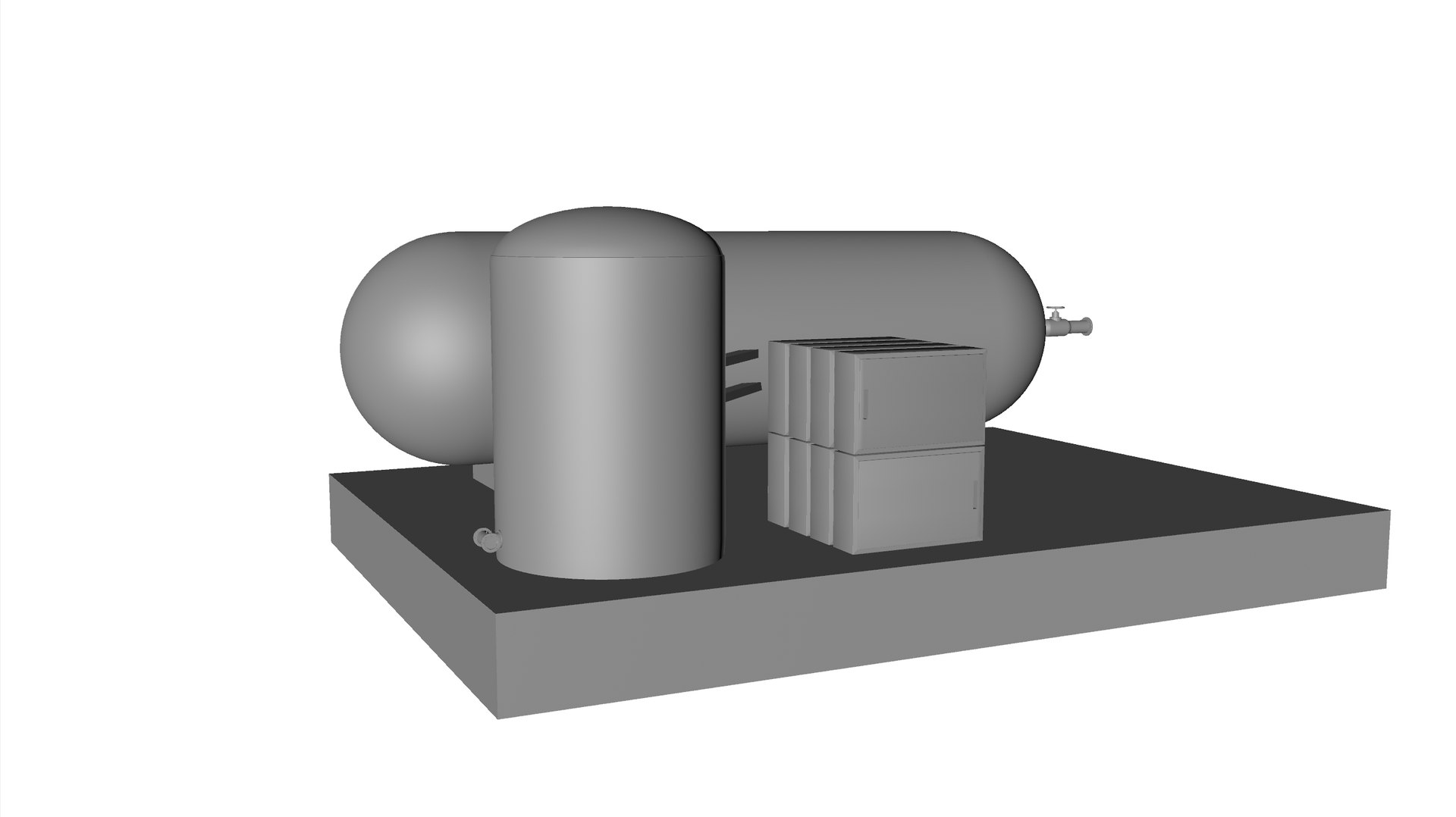 3D Green Hydrogen Energy H2 Tank Model - TurboSquid 2371276