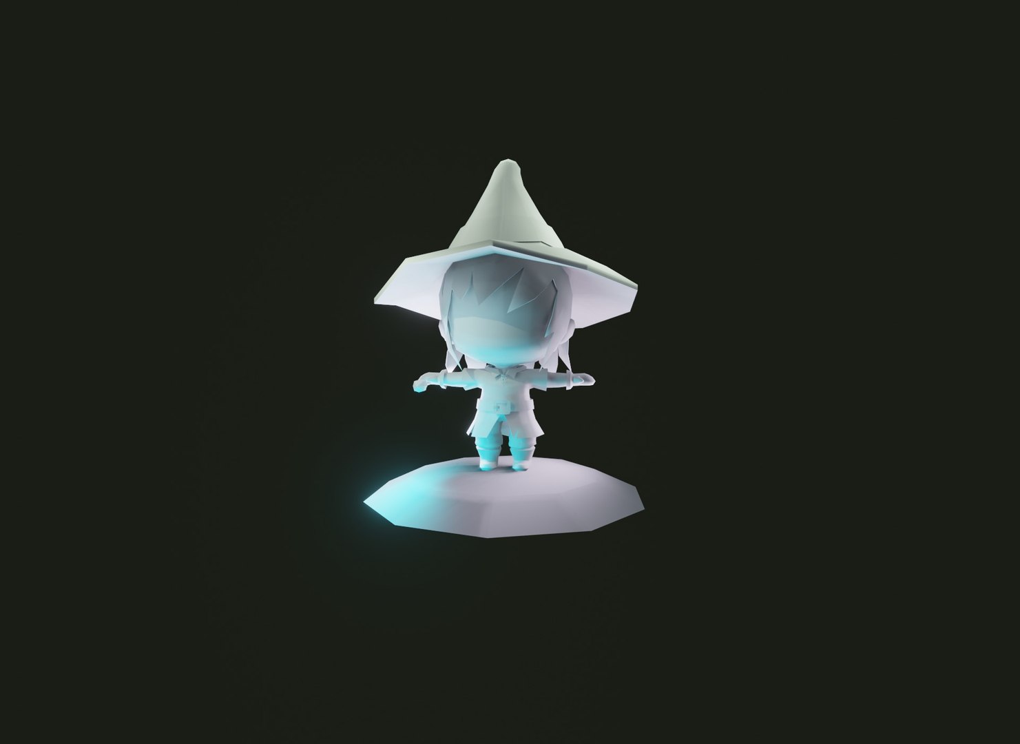 3D Mage Chibi Rigged Base Mesh 3D Model Model - TurboSquid 1986189