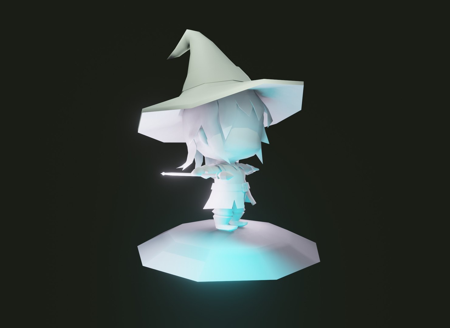 3D Mage Chibi Rigged Base Mesh 3D Model Model - TurboSquid 1986189