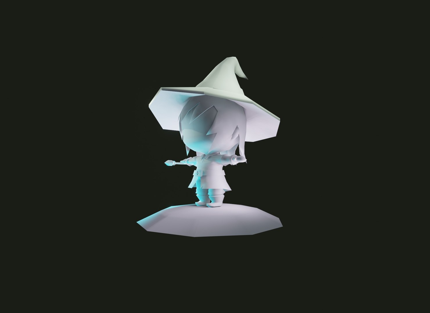 3D Mage Chibi Rigged Base Mesh 3D Model Model - TurboSquid 1986189