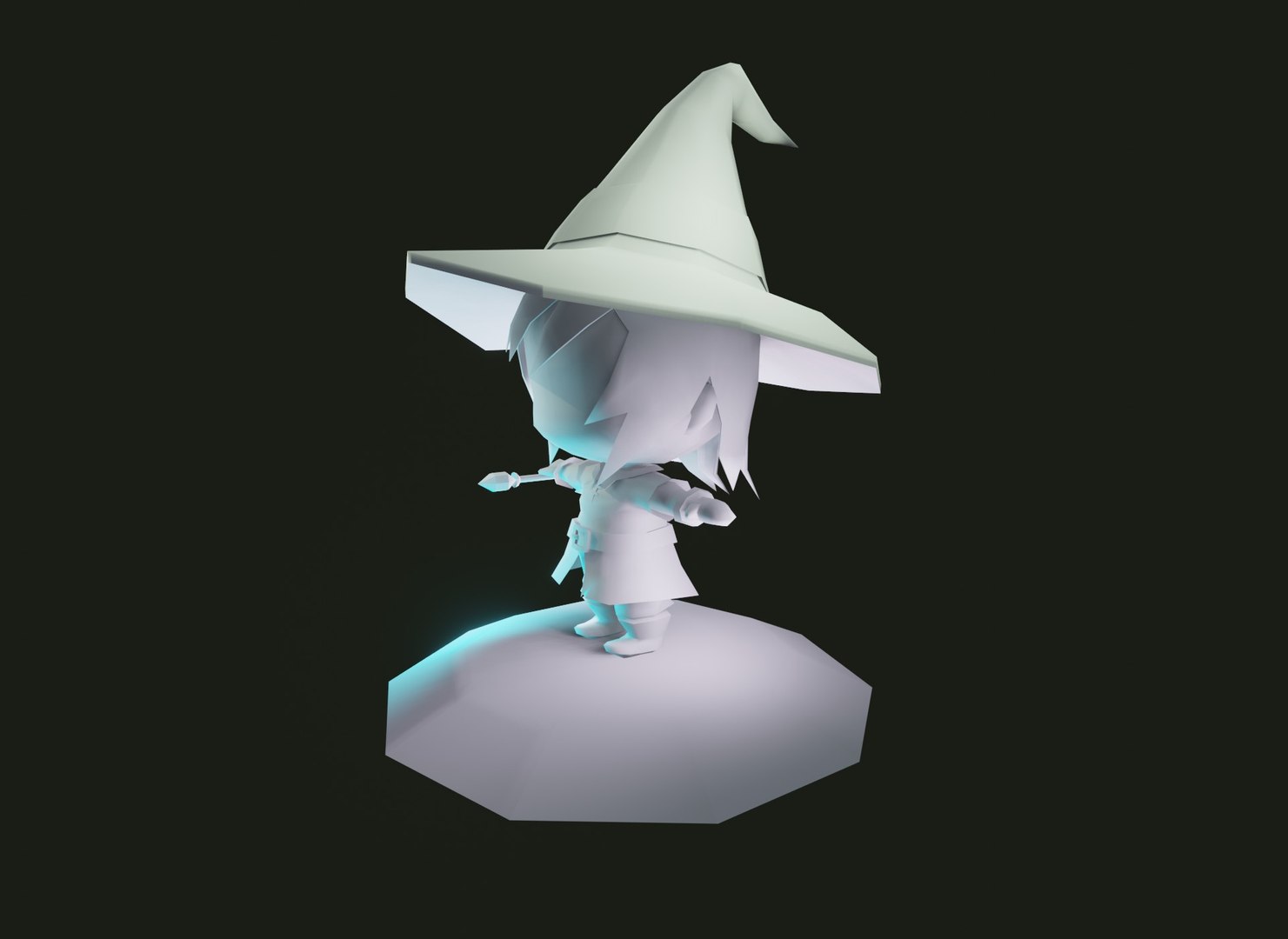 3D Mage Chibi Rigged Base Mesh 3D Model Model - TurboSquid 1986189